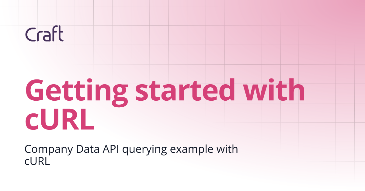 Getting started with cURL | Craft API Documentation